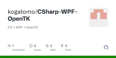 Github Kogatomocsharp Wpf Opentk C Wpf Opentk Github Kogatomocsharp Wpf Opentk C Wpf Opentk