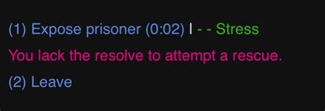 What Does This Mean And How Do I ‘get The Resolve To Rescue The Prisoner R Degreesoflewdity