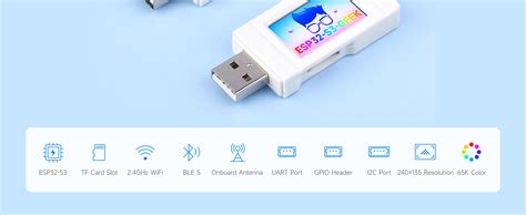 Waveshare Esp32 Geek Development Board Based On Esp32 S3r2
