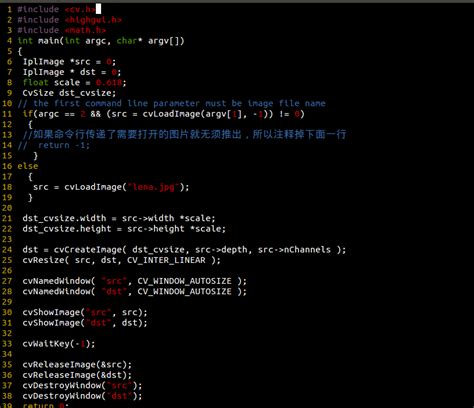 新人求助，ubuntu下运行图像缩放的例程序，编译后出错， Opencv新兵 Opencv中文网站 Powered By