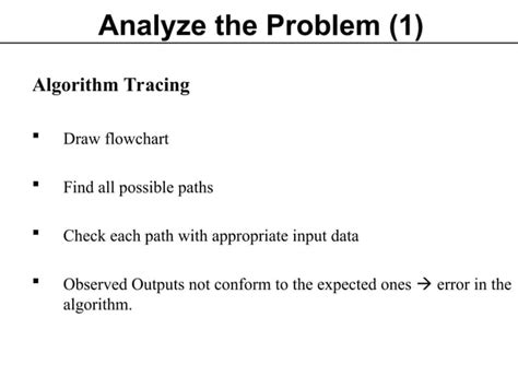 analysis of algorithm part one analysis ppt