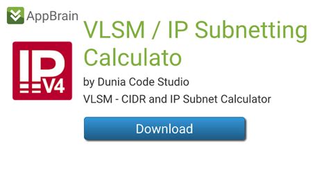 Vlsm Ip Subnetting Calculato For Android Free App Download