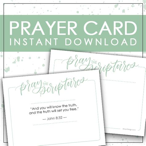 Prayer Card Template For Word