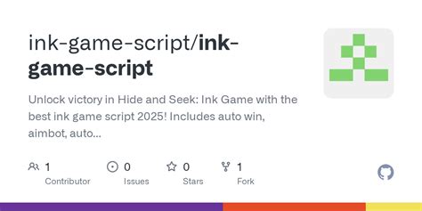 Github Ink Game Scriptink Game Script Unlock Victory In Hide And