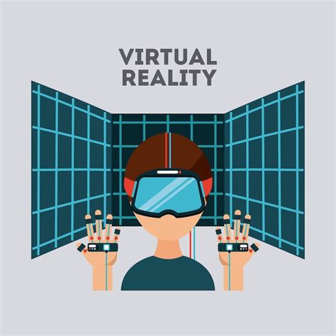 Premium Vector Virtual Reality Flat