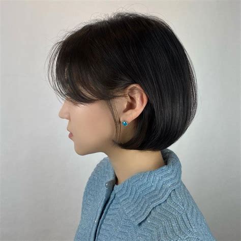 보브컷 볼륨매직 단발 여자단발 미디움단발 단발c컬 준오헤어홍대입구역점 Shot Hair Styles Hairstyles Fashion Haircuts