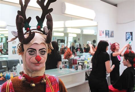 Makeup Courses And Training Students Working Academy Of Makeup