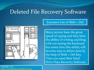 Deleted File Recovery PPT