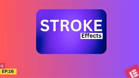 16 create text stroke effect on elementor elementor bangla tutorials