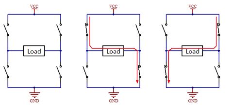 Схема и принцип работы H моста для управления двигателями