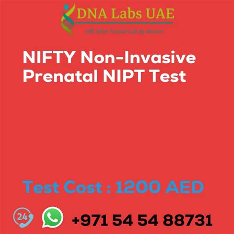 NIFTY Non Invasive Prenatal NIPT Test Price AED In Dubai