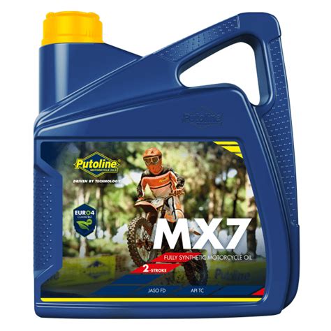 שמן מנוע 2t סינטטי מלא 4 ליטר Putoline Mx7 אנדרגראונד רון מאור