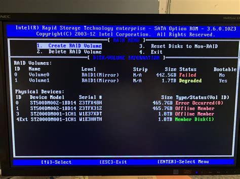 Quick Options To Restore Failed Raid1 Array With Drives That Are Still Spinning Datarecovery