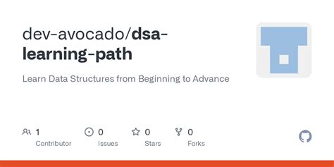 github dev avocado dsa learning path learn data structures from