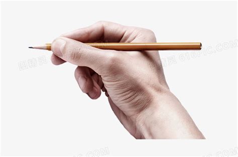 手拿铅笔图片免费下载 PNG素材 编号z62iyqpn1 图精灵