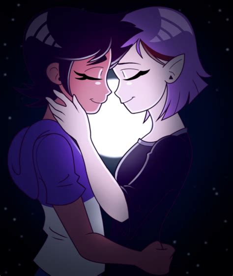 Luz And Amity Caressing By Tonyneely On Deviantart