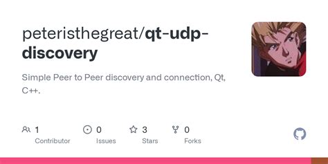 GitHub Peteristhegreat Qt Udp Discovery Simple Peer To Peer Discovery And Connection Qt C