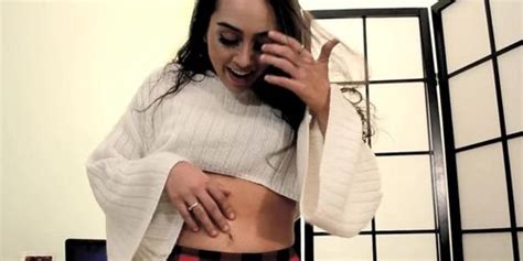 Lilly Hally In Belly Button Office Tease Larissa Mendes Tnaflix Com