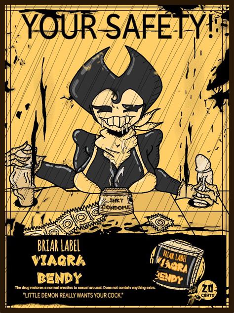 Rule 34 Bendy Bendy And The Ink Machine Bendy Fem Demon Demon Girl Demon Horns Grin Grinning