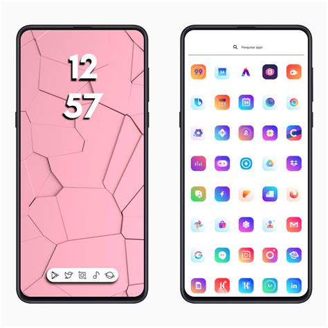 Pink Android Scrolller