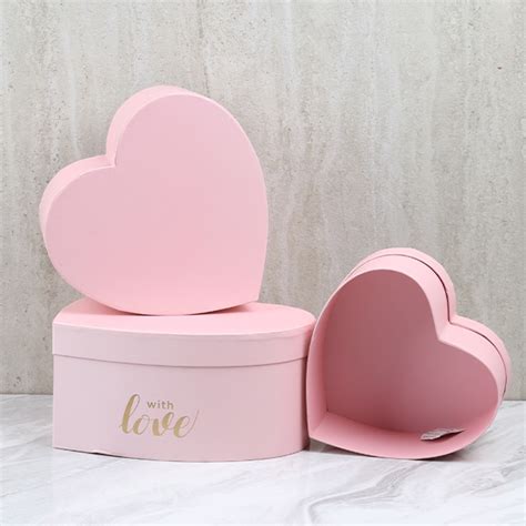 กล่องของขวัญรูปหัวใจสีชมพูพาสเทล กล่องจัดดอกไม้ กล่องของขวัญวาเลนไทน์ Bx 163 Shopee Thailand