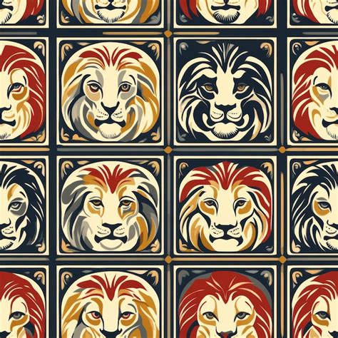 Page 3 Abstract Lion Pattern Pictures Freepik