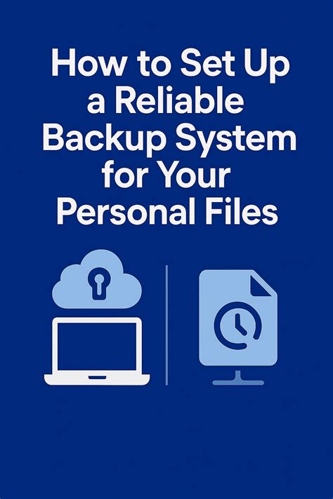 How To Set Up A Reliable Backup System For Your Personal Files Computer Tech Pro