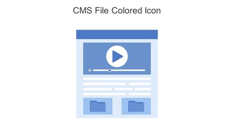 Cms File Colored Icon In Powerpoint Pptx Png And Editable Eps Format Ppt Sample