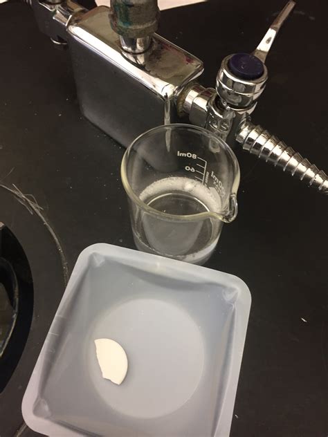 A Nice Quick And Easy Stoichiometry Lab Chemical Education Xchange