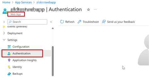 Azure Cli Configuring Web App Authentication Az Webapp Auth V2