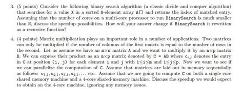 Solved Points Consider The Following Binary Search Chegg