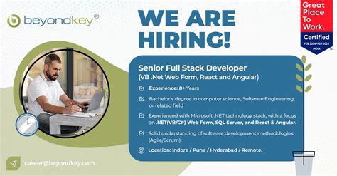 Ankita Pathak On Linkedin Beyondkey Seniorfullstackdevloper React Aurelia Webforms