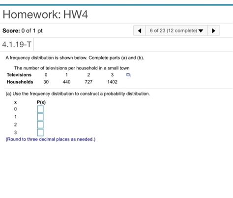 Solved Homework Hw4 Score 0 Of 1 Pt 6 Of 23 12 Complete