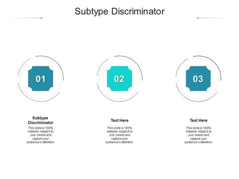 Subtype Discriminator Ppt Powerpoint Presentation Professional Icon Cpb Presentation Graphics