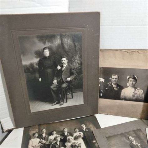 Vintage Cabinet Cards And Large Photos And Portraits From The Nicholas