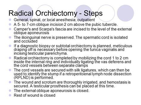 Surgery Of Testicular Tumors Chapter Ppt Download