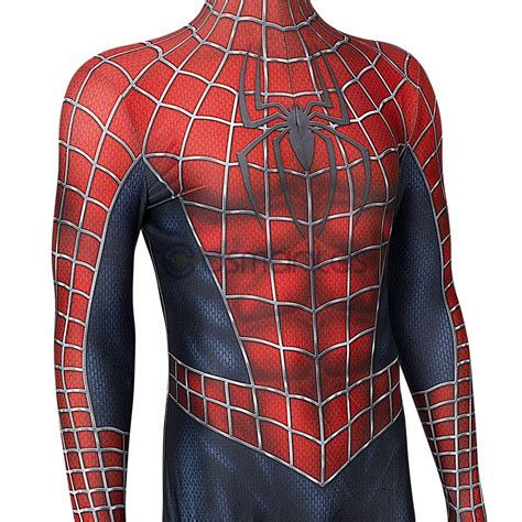 The Amazing Spiderman 2 Tobey Maguire Cosplay Costumes Spiderman Jumpsuit