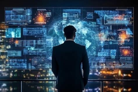 Premium Photo Ai Enables Businessman To Analyze And Visualize Complex Data