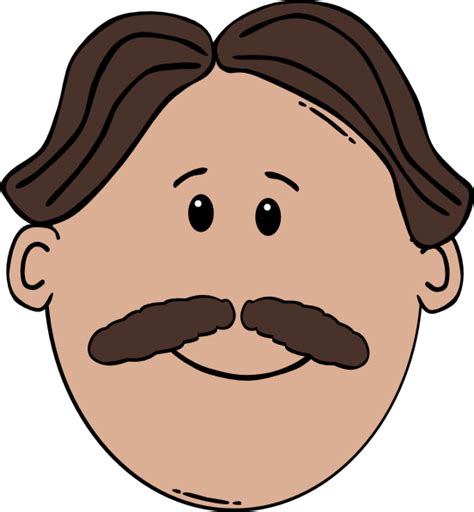 Man Face World Label Clip Art At Vector Clip Art Online