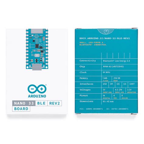 Arduino Nano 33 Ble Rev2 Digiware Store