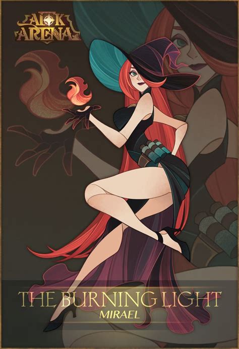 Artstation Afk Arena Characters Aki 烨火 Afk Character Design