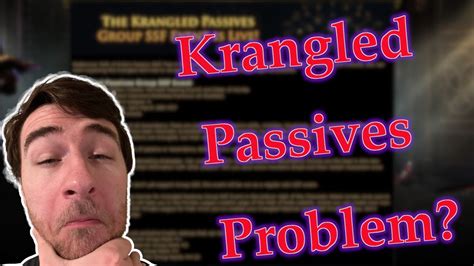 The Krangled Passives Problem Path Of Exile Youtube