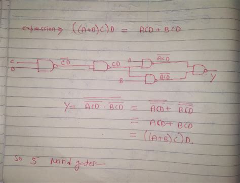 Digital Logic Implementation Using Nand Gates