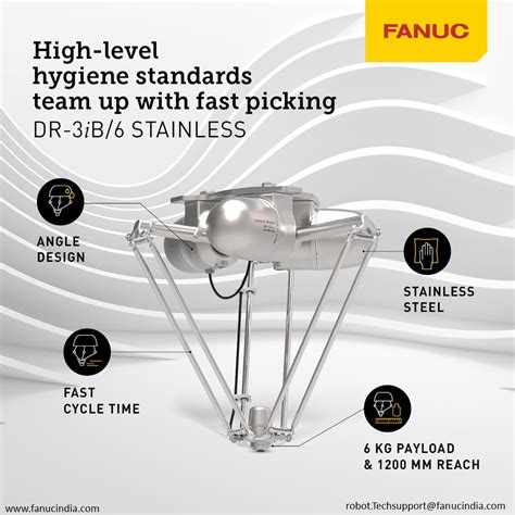 Fanuc Fanucrobotics Industrialautomation Speed Efficiency Stainlesssteel Trendinginindia