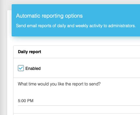 Set Up Automated Daily And Weekly Reports VisitUs