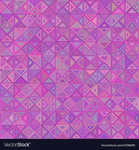Abstract Triangle Mosaic Background Design Vector Image