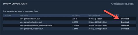 How To Download Cloud Saves On Steam