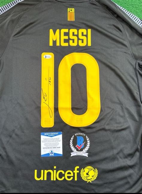 Lionel Messi Autogramm Mit Zertifikat Neu Gemäss Beschreibung In Wohlenschwil Für Chf 700