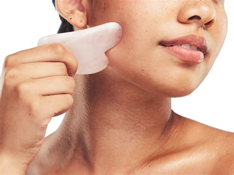 Gua Sha Massagestein Set Mit Bergkristall Rosenquarz And Aventurin