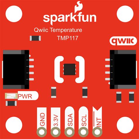 How To Use Sparkfun High Precision Temperature Sensor Tmp117 Qwiic Pinouts Specs And